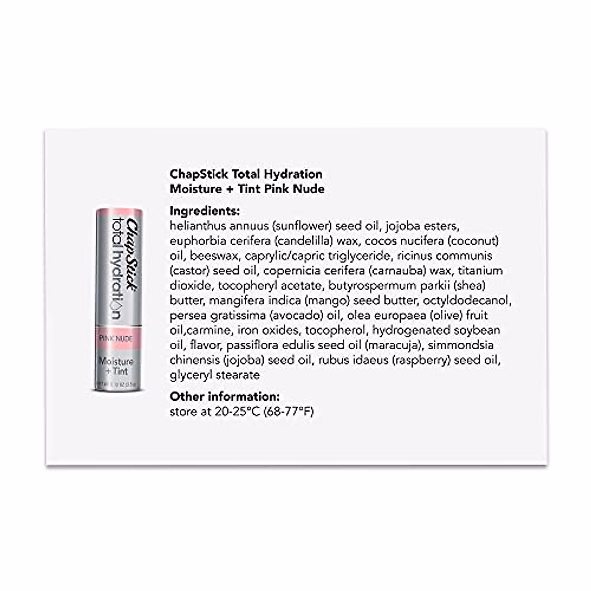 ChapStick Total Hydration Tinted Lip Balm Tubes and Lip Scrub Regimen Pack, Tinted Lip Moisturizer and Exfoliator - 0.12 Oz Lip Balm (4 Count) and 0.27 Oz Lip Scrub