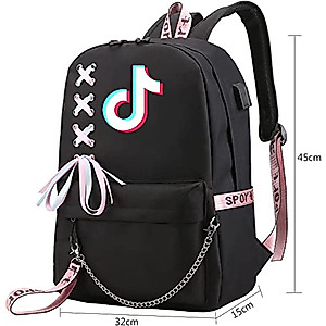 Backpack for Girls Middle Student Bookbag 15.6" School Bag Women Casual Daypack