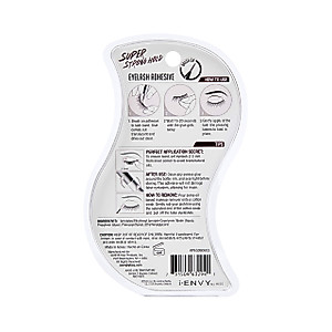 Kiss I Envy Eyelash Adhesive Super Strong Hold Clear 5 Gram (Pack of 6)