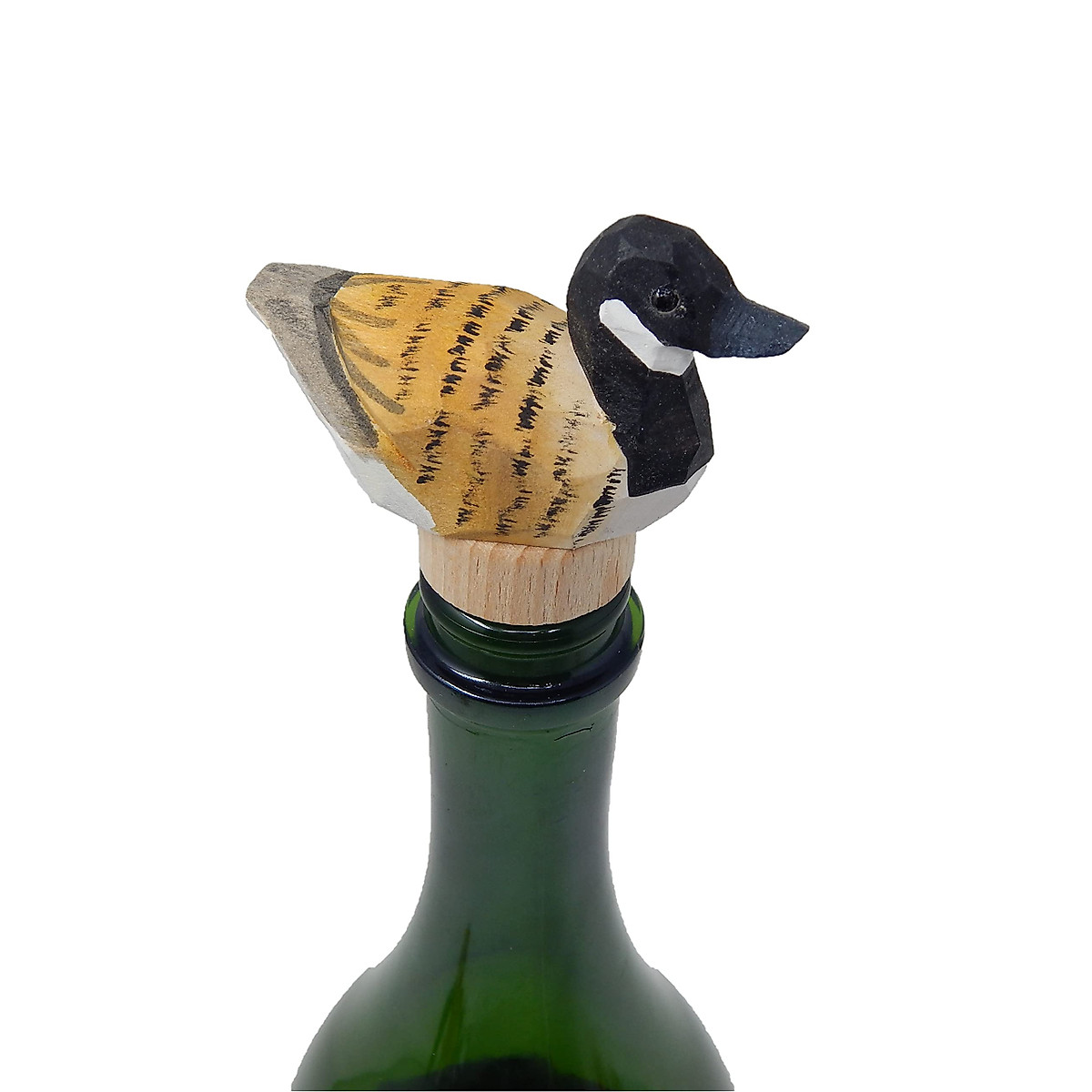 Canada Goose Wine Stopper Bird Handmade Reusable Bottle Plug Saver Cap Sealer Decor Unique Accessory