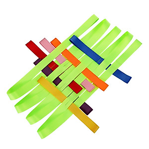 2 Packs Short Walking Rope with 12 Handles Outdoor Safety Daycare Rope for Preschool Kids Children Toddlers Daycare Schools Teachers, 12 Children 2 Adults