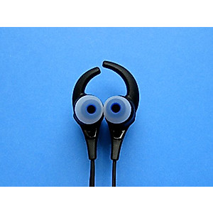 6pcs: 3 Pairs S/M/L (B) Left and Right Side Ear Stabilizers Helper Eartips Compatible with Jaybird Bluebuds X Earphones Headphones