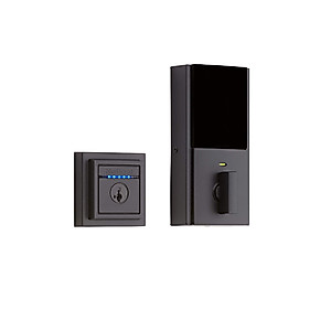 Kwikset 99250-208 Kevo Contemporary Bluetooth Deadbolt, Polished Chrome