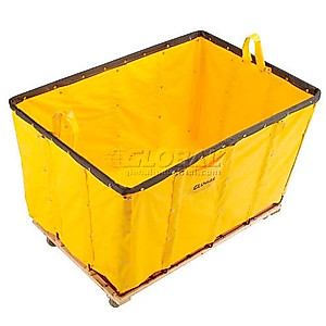 24 Bushel Yellow Vinyl Basket Bulk Truck, 53-1/4"L x 36-1/4"W x 30-1/2"H