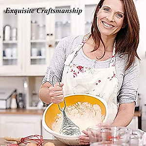 Stainless Steel Spring Coil Whisk Wire Whip Cream Egg Beater Gravy Cream Hand Mixer Kitchen Tool Accessories For Mixing, Blending, Beating, Stirring, Cooking