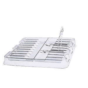 ALWSCI Polyspring Insert Clear Glass, 6 mm Insert Diameter, Volume 250µl, Pack of 100