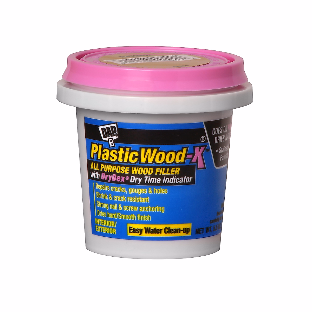DAP 540 Series 00540 5.5oz Natural Plastic Wood-X W/Drydex, 5.5 OZ