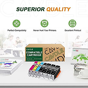 CAVDLE PGI280XXL Compatible Ink Cartridges Replacement for Canon 280 281 XXL Ink Cartridge Works with Canon PIXMA TR8520 TR8620 TS6220 TS6320 TR7520 TS6120 TS9120 TS8120 Color Set - 7 Packs