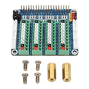 Sensor Expansion Board, Compact Size Development Board LED GPIO IO Port Standard Hole Terminal Block Excellent PCB for 4B 3B CM4