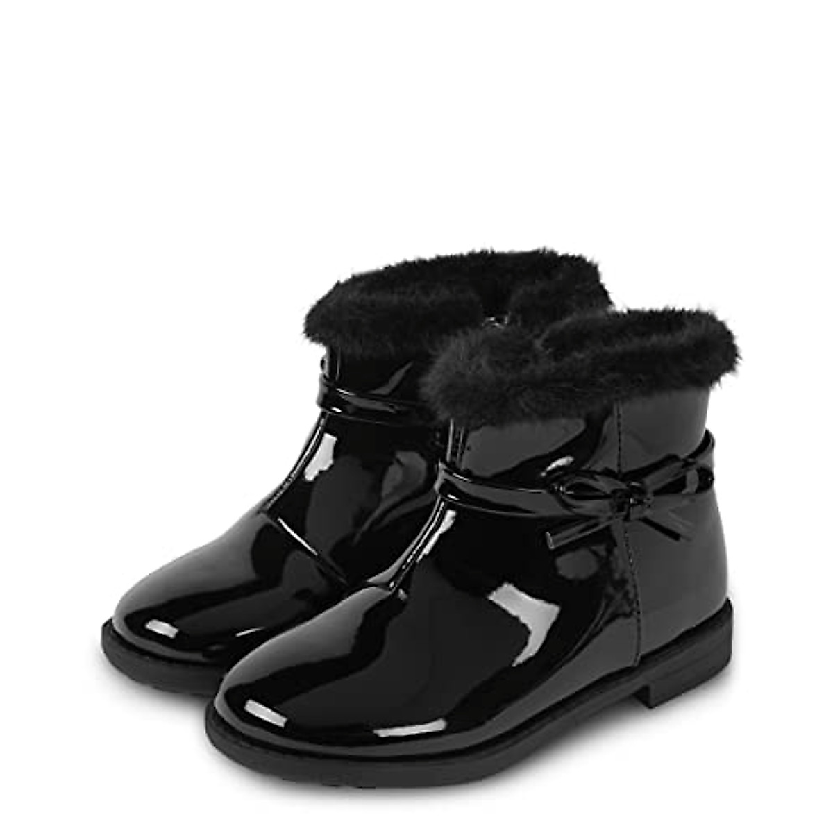 Gymboree,and Toddler Faux Leather Booties,Black,10