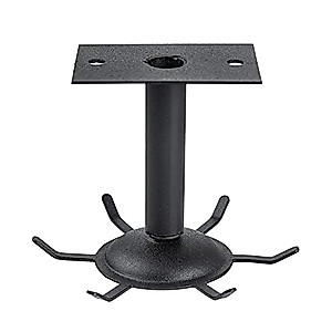 2 Pieces Stainless Steel Self Adhesive 360 Degree Swivel Hook Waterproof Utility Hook for Bathroom, Kitchen Utensil Stand for Hanging(Black)