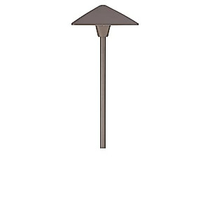 Arrownine Landscape Lighting Path Lights Low Voltage 12V AC/DC,Cast Aluminum Construction Replaceable G4 LED Bulb for Outdoor Pathway Lights,Walkway Garden Yard Driveway Lights 2-Pack Bronze Finish