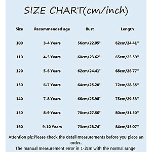 Children Dresses 11 to 12 Years Kids Toddler Baby Girls Spring Summer Print Sleeveless Dress Party Clothing (Hot Pink, 8-9 Years)