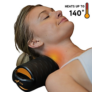 MojiHeat Roller V3, Heated Roller for Back & Neck Pain, Great Replacement for your Traditional Foam Roller, Firm for Deep Tissue Massage, Physical Therapy, Exercise Recovery, Microwavable