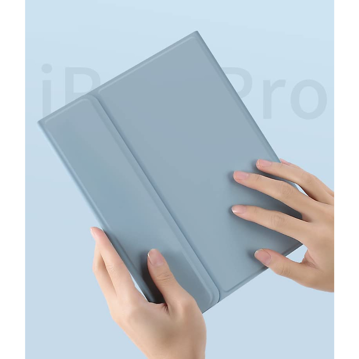 kaitesi Keyboard Case Mouse for iPad 10th Generation 2022 Keyboard Case Cute Round Keys Detachable Bluetooth Keyboard Slim Smart Cover,Dark Pink