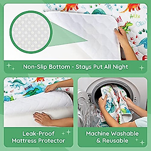 Potty Training Bed pad (Pack of 1 ) Dinosaur