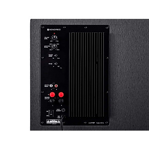Monoprice SW-10 150 Watt RMS (300 Watt Peak) Powered Subwoofer 10in, Ported Design, Variable Phase Control, Variable Low Pass Filter, for Home Theater
