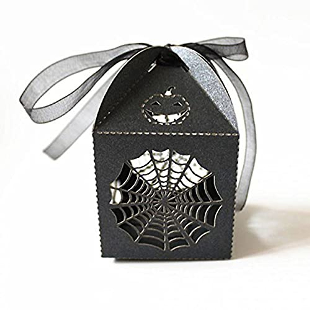 PRETYZOOM 150 pcs with Horror Halloween Bags Ribbon Bag Christmas Out Hallow- Birthday Theme &amp; Party Portable Style Ribbons Spider Wedding and Supplies Hens Decoration Favor Web Holder