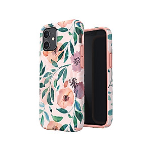 Speck Products Presidio Edition iPhone 12 Mini White/Rosy Pink/Watercolor Roses