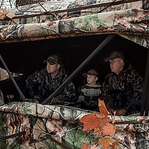 Barronett Blinds Big Ox 5 Backwoods Camo Pop Up Ground Hunting Blind (2 Pack)