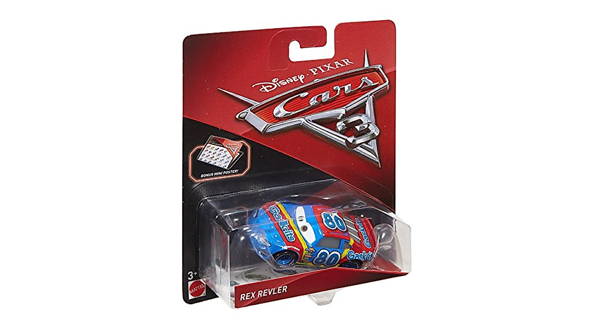 Disney Pixar Cars Rex Revler Die-Cast Car - Authentic & Durable