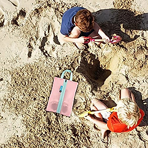 pack all Water Resistant Kids Shoe Bag for Travel, Storage Organizer Shoe Pouch with Zipper, Cute for Unisex-Child, Girls, Boys,Toddlers(Pink)