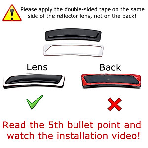 iJDMTOY Euro Dark Smoked Lens Front Bumper Side Markers Compatible With 2009-2012 BMW E90/E91 3 Series LCI Models, Replace OEM Amber Yellow Reflector Assy