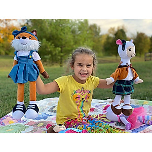 Plushible Soft Baby Doll, 18 Inch Fox - Plush Rag Doll with 2 Clothing Sets, My First Plush Toy for Girls, Boys & Infants, Soft Baby Stuffed Toy, Adorable Companion for 1 Year Old & Up