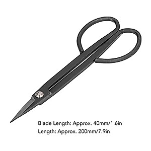 7.87In Bonsai Scissors Steel Rust Resistance Plant Branch Shears Pruning Scissors Bonsai Tools for Garden Flower Arrangement