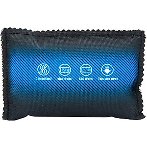 BARSKA Rechargeable Desiccant Dehumidifier - Safe Moisture Absorber for Home Closets, Gun Safes, Basement, Garage, Cars - Microwaveable - Portable Blue Dehumidifying Solution