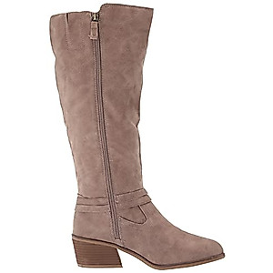Dr. Scholl's Shoes Women's Liberate High Shaft Boots Knee, Taupe Fabric, 9.5
