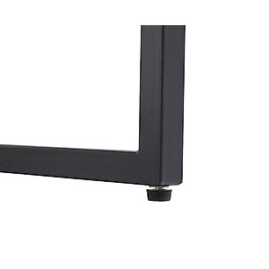 VESCASA Linen Upholstered Dining Chairs with Arms Set of 2, Mid Century Modern Padded Kitchen Chairs with Black Metal Frame for Restaurant, Dining Room, Cream