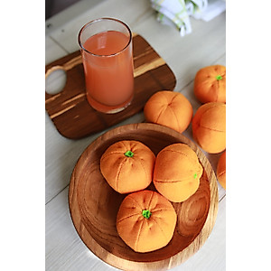 Orange, tangerine, mandarin play felt food, pretend play for kids kitchen, plush fruit, stuffed citrus, fake toys, gift for birthday (2 citrus)
