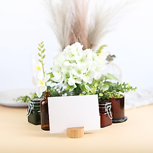 Round Wood Card Holder Set Of 3