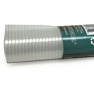 1 Roll Clear Ribbed Shelf Drawer Liner Cover 12"X30" Non Slip Cushion Grip Mat 1 Roll Clear Ribbed Shelf Drawer Liner Cover Non Slip Cushion Grip Tool Box Mat Pad 12" Wide X 30" Long Approx Lining