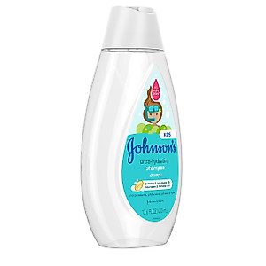 Johnson's Baby Ultra-Hydrating Tear-Free Kids' Shampoo with Pro- Vitamin B5 & Proteins, Paraben-, Sulfate- & Dye-Free Formula, Hypoallergenic & Gentle for Toddler's Hair, 13.6 fl. oz