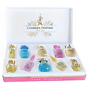 Charrier Parfums - 10 Eaux de Parfum Gift Box - 'Collection Précieuse' - 58.8 ml - Made in Provence, France