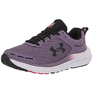 Under Armour Women's Charged Assert 10, (500) Retro Purple/Retro Purple/Black, 8, US