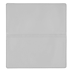 Grey Vinyl Checkbook Cover, Top Tear Personal Vinyl Checkbook Cover