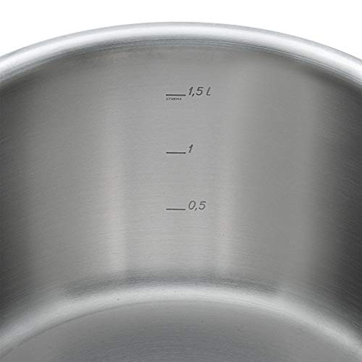 WMF Pot Set 5-Piece Gourmet Plus Inside Scale Steam Vent Made in Germany Hollow Handles Metal Lid Cromargan® Stainless Steel Suitable for Induction Hobs Dishwasher-Safe