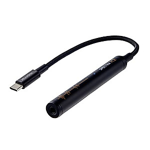 MAKTAR Spectra X2 Portable DAC/AMP [3.5mm Jack to USB-C], High Resolution Lossless 32bit / 384kHz Headphone Amplifier, Compatible with iPad, MacBook, Android, Laptop
