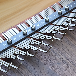 ZSDM Array Mbira 96 Keys 4 Octaves Chromatic Scale Finger Piano Rose Wood