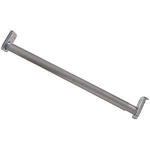 The Hillman Group 852652 30-Inch to 48-Inch Adjustable Closet Rod 1-Inch Diameter, Zinc Plated