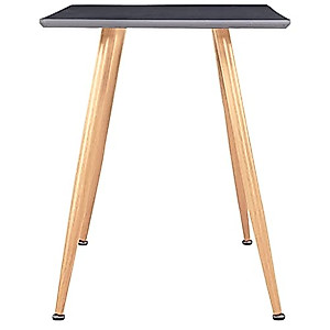 YPWRENH Entrance Table Casual Tables Dining Table Gray and Oak 47.2"x23.6"x29.1" MDF for Dining Room, Kitchen or Living Room