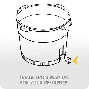 TJPOTO Replacement Part NEW #73185 Drain Cap Wet/Dry Vacs Shop Vacuums for WORKSHOP