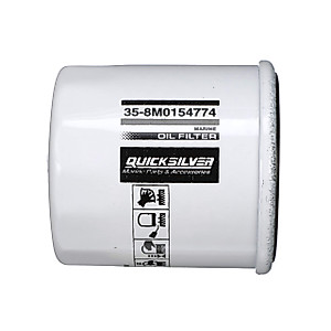 Quicksilver 8M0154774 Oil Filter for Various Marine Engines