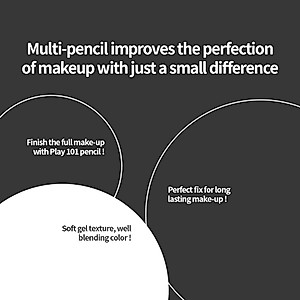 ETUDE Play 101 Pencil (#8 MATTE)(21AD) | Kbeauty | Colorful Multi-Pencil Perfect for a Groovy, Jazzy, Juicy Look