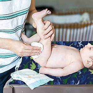 Boy Crib Sheet & Changing Pad Cover, Dinosaur Nursery Bedding, Dinosaur Sheets for Baby Toddler Mattress