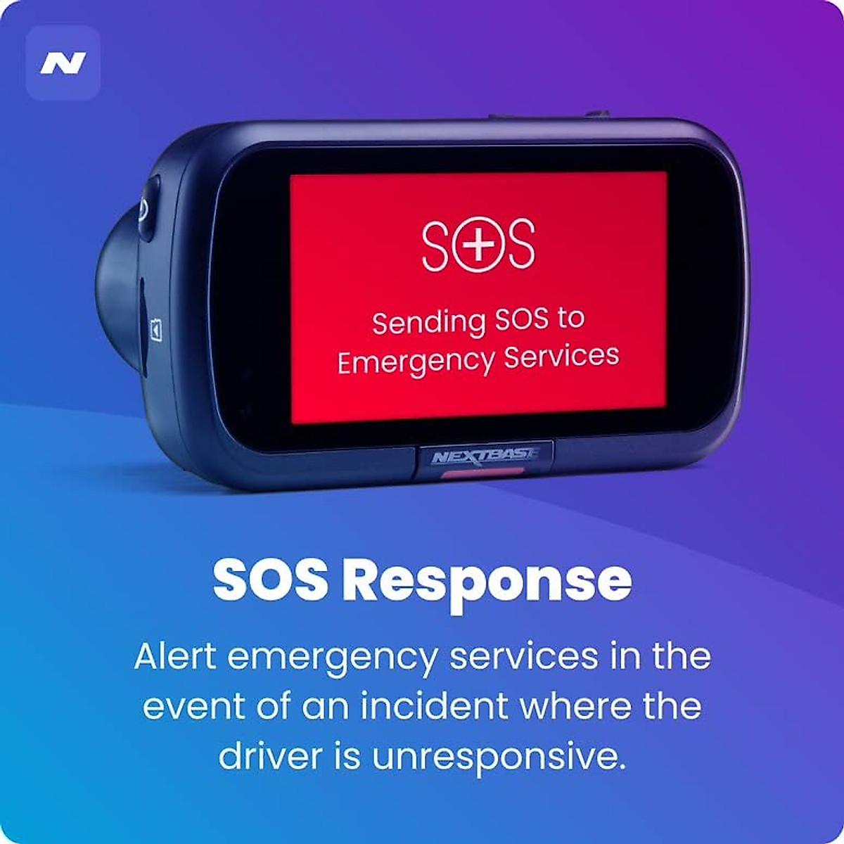 Nextbase 422GW Dash Cam - 1440p HD Recording in Car Camera - Wi-fi GPS Bluetooth Alexa Enabled - Parking Mode - Night Vision - Loop Recording - Automatic Power and Crash Detection