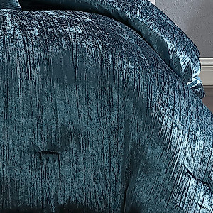 Riverbrook Home Turin Comforter Set, King, Blue, 7 Piece Set